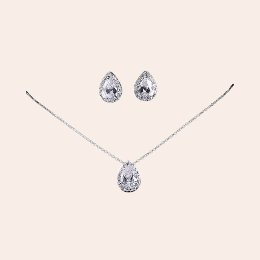 Duo Water Drop Jewelry Set – Elegant & Sparkling Accessories – The ...